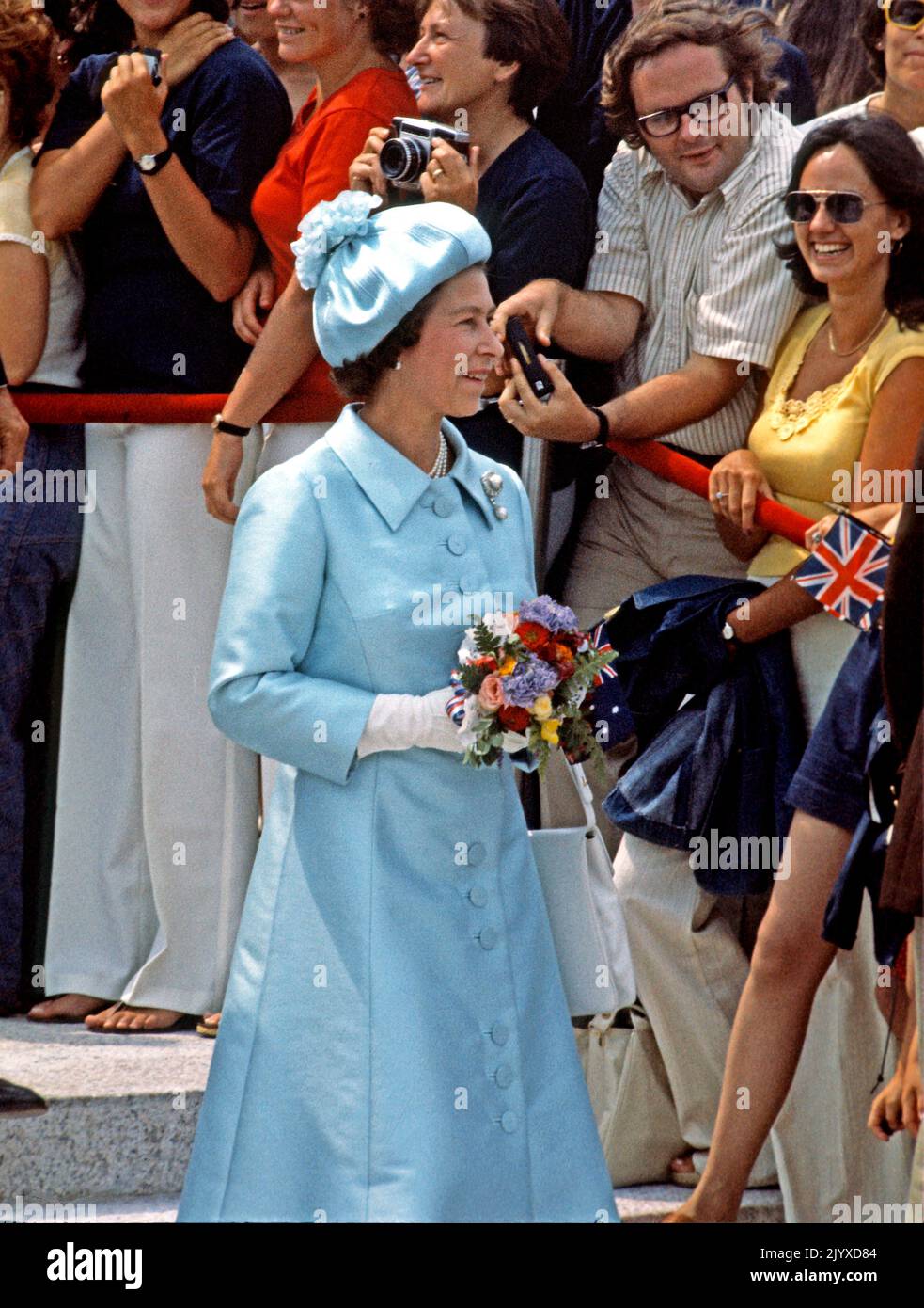 Queen elizabeth washington 1976 hi-res stock photography and images - Alamy