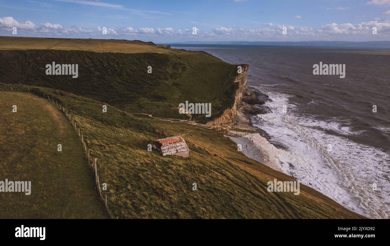 Monknash beach in Wales, UK Stock Photo - Alamy