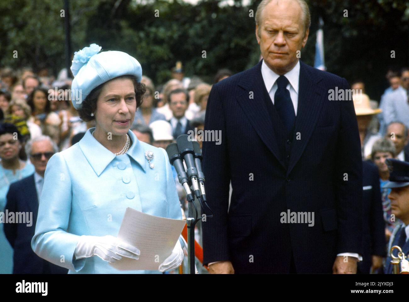 Queen elizabeth washington 1976 hi-res stock photography and images - Alamy