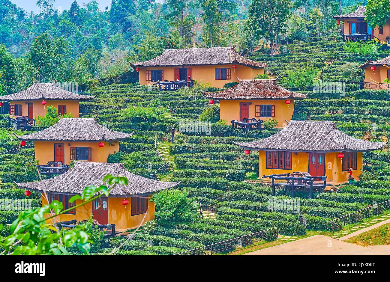 Shan hills hi-res stock photography and images - Alamy