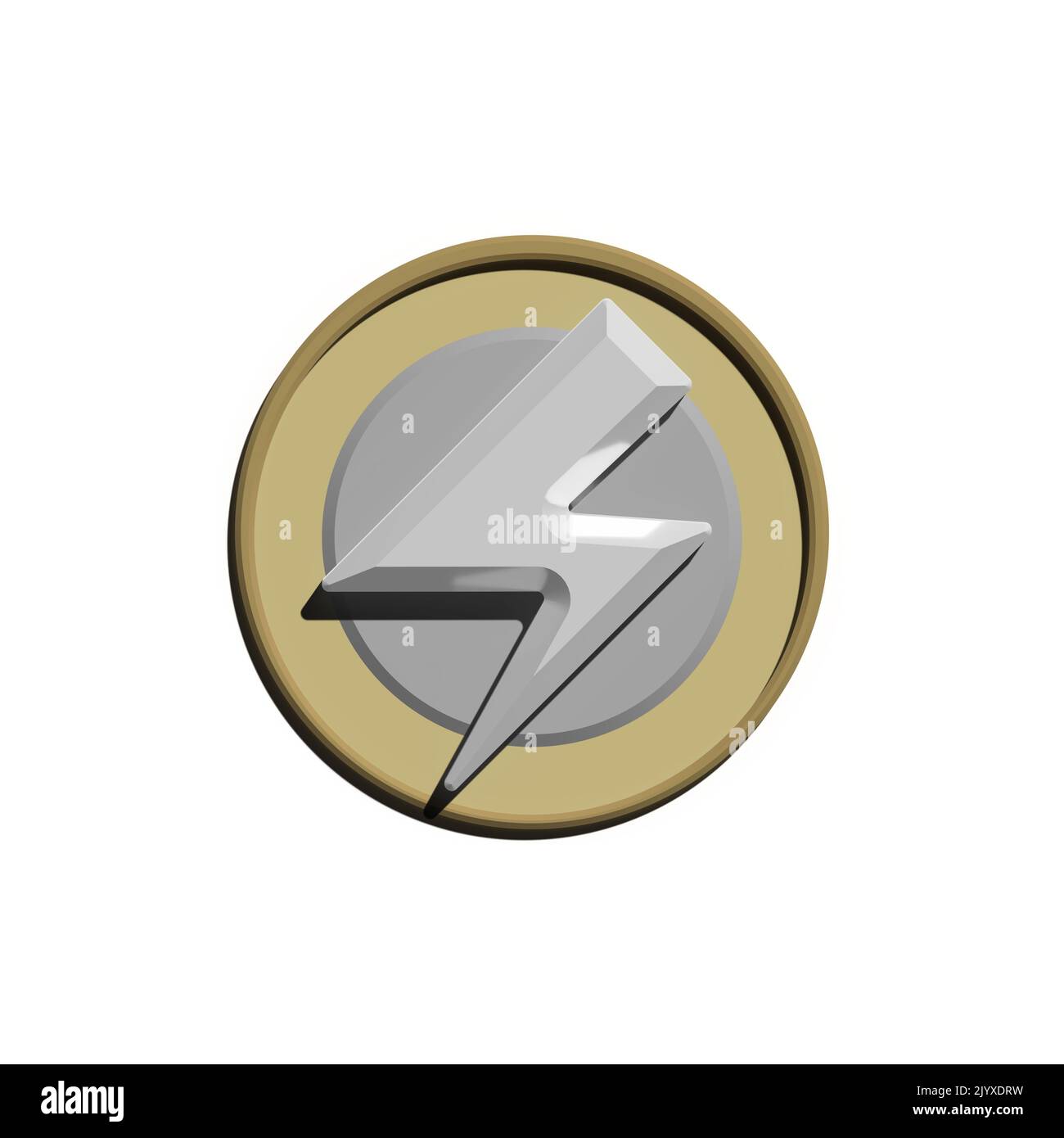 Electric energy money 3D rendering Stock Photo - Alamy