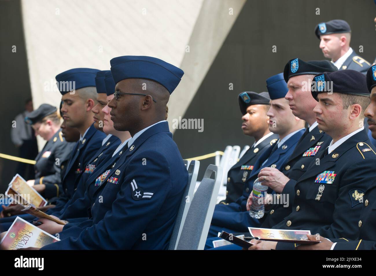 Memorial Day commemoration activities, HUD headquarters Stock Photo - Alamy
