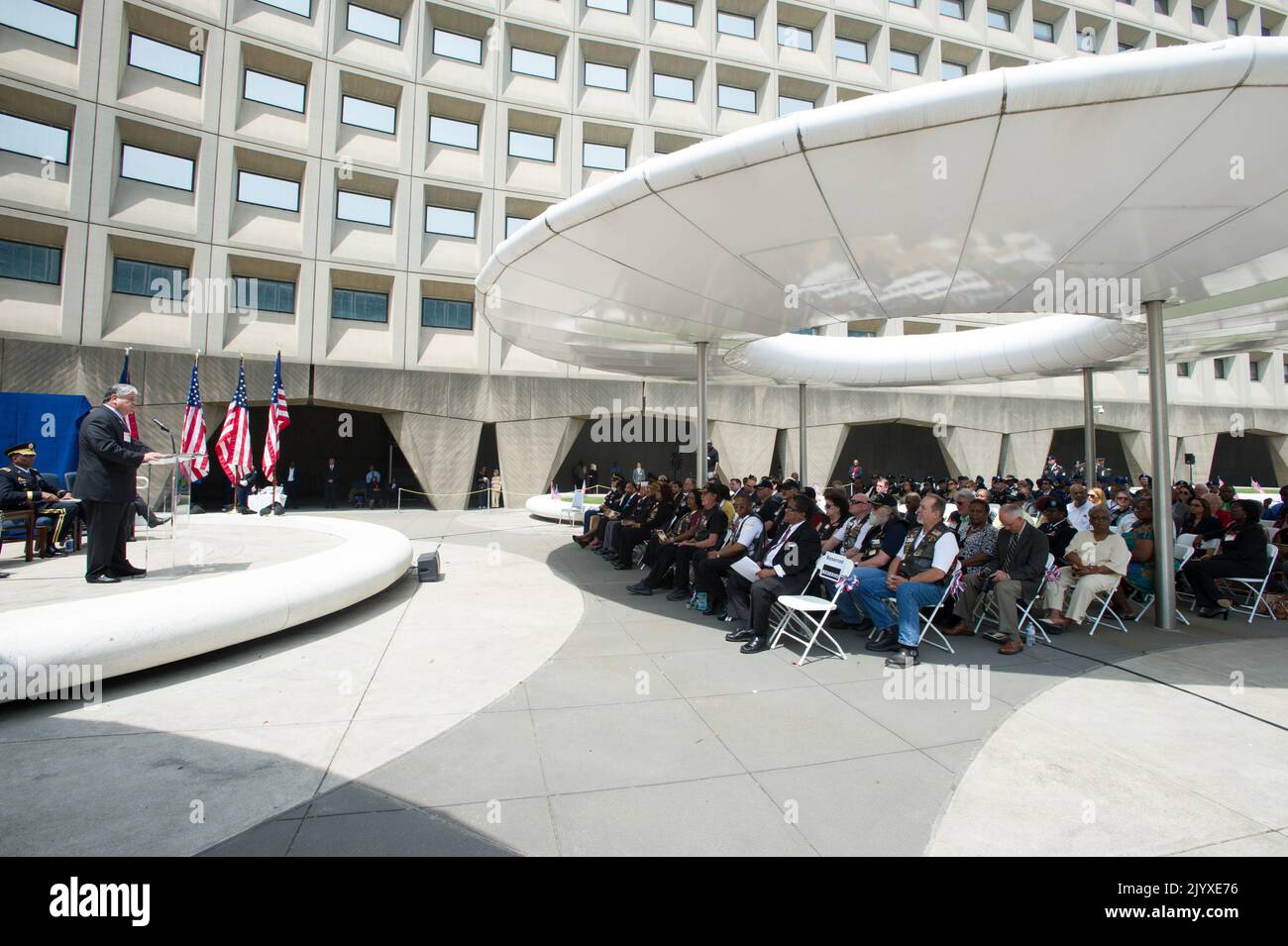 Memorial Day commemoration activities, HUD headquarters Stock Photo - Alamy