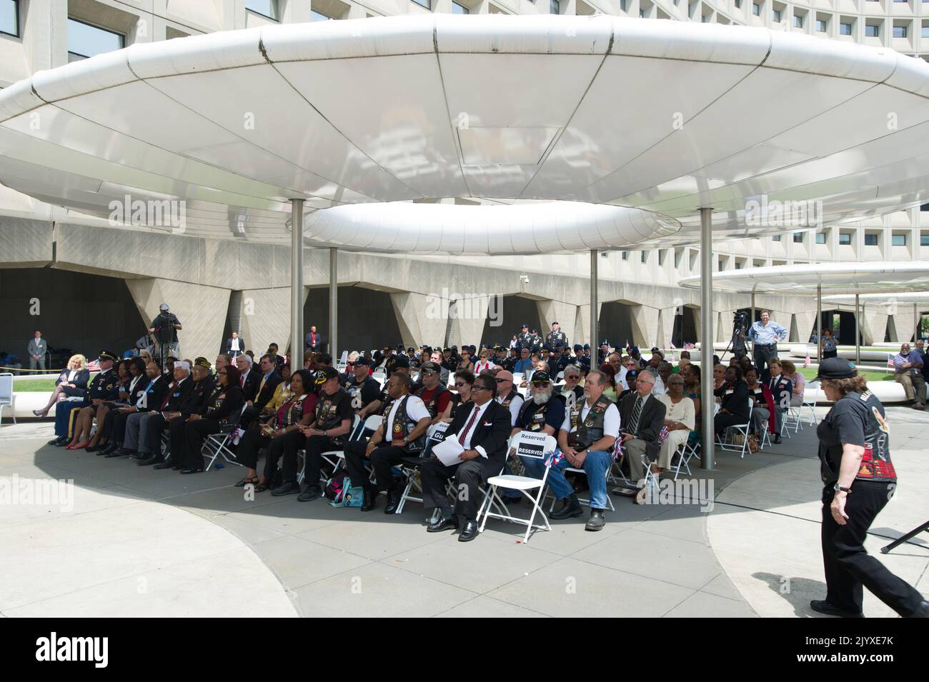 Memorial Day commemoration activities, HUD headquarters Stock Photo - Alamy