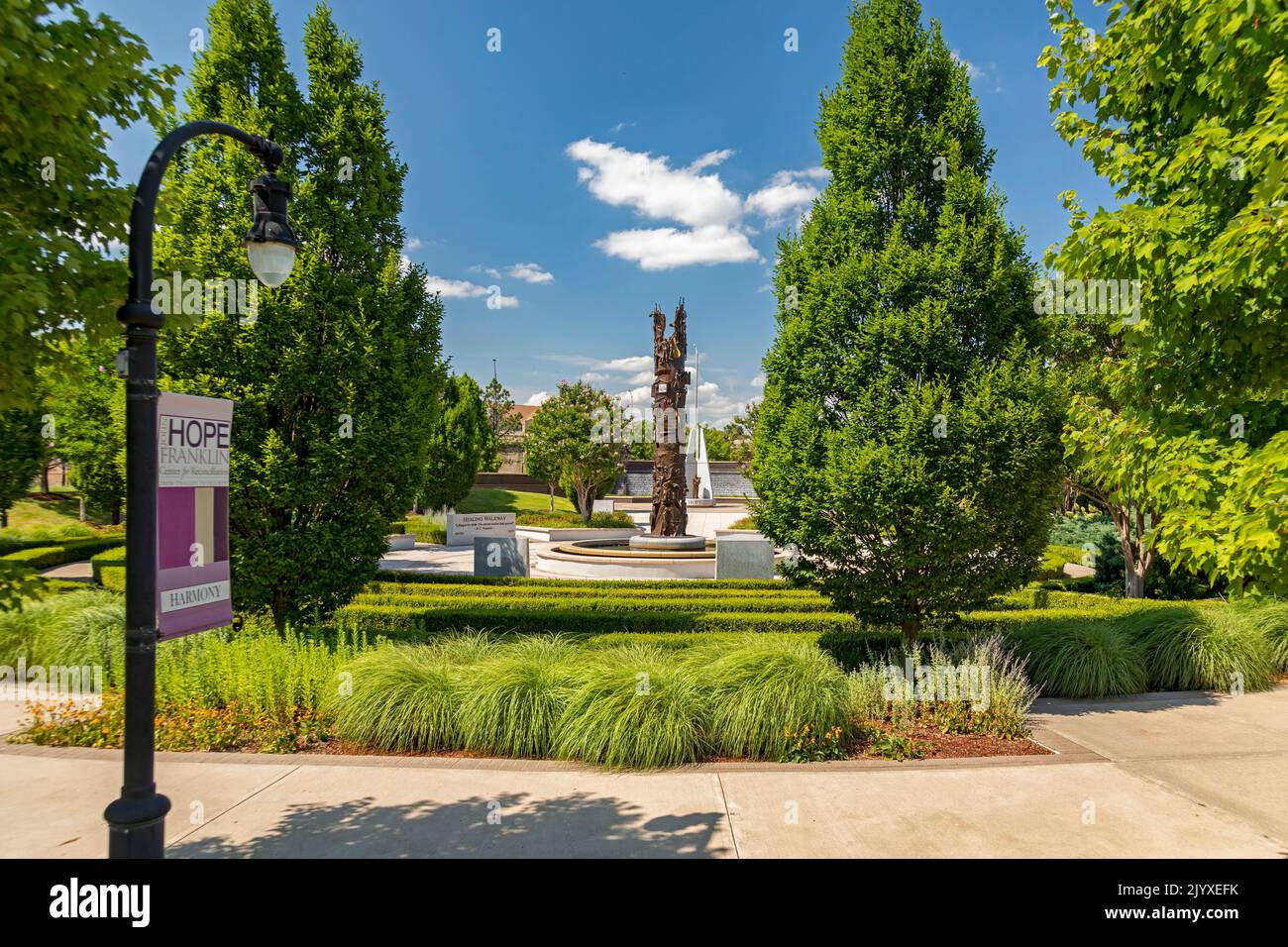 Tulsa, Oklahoma - The John Hope Franklin Reconciliation Park, a ...
