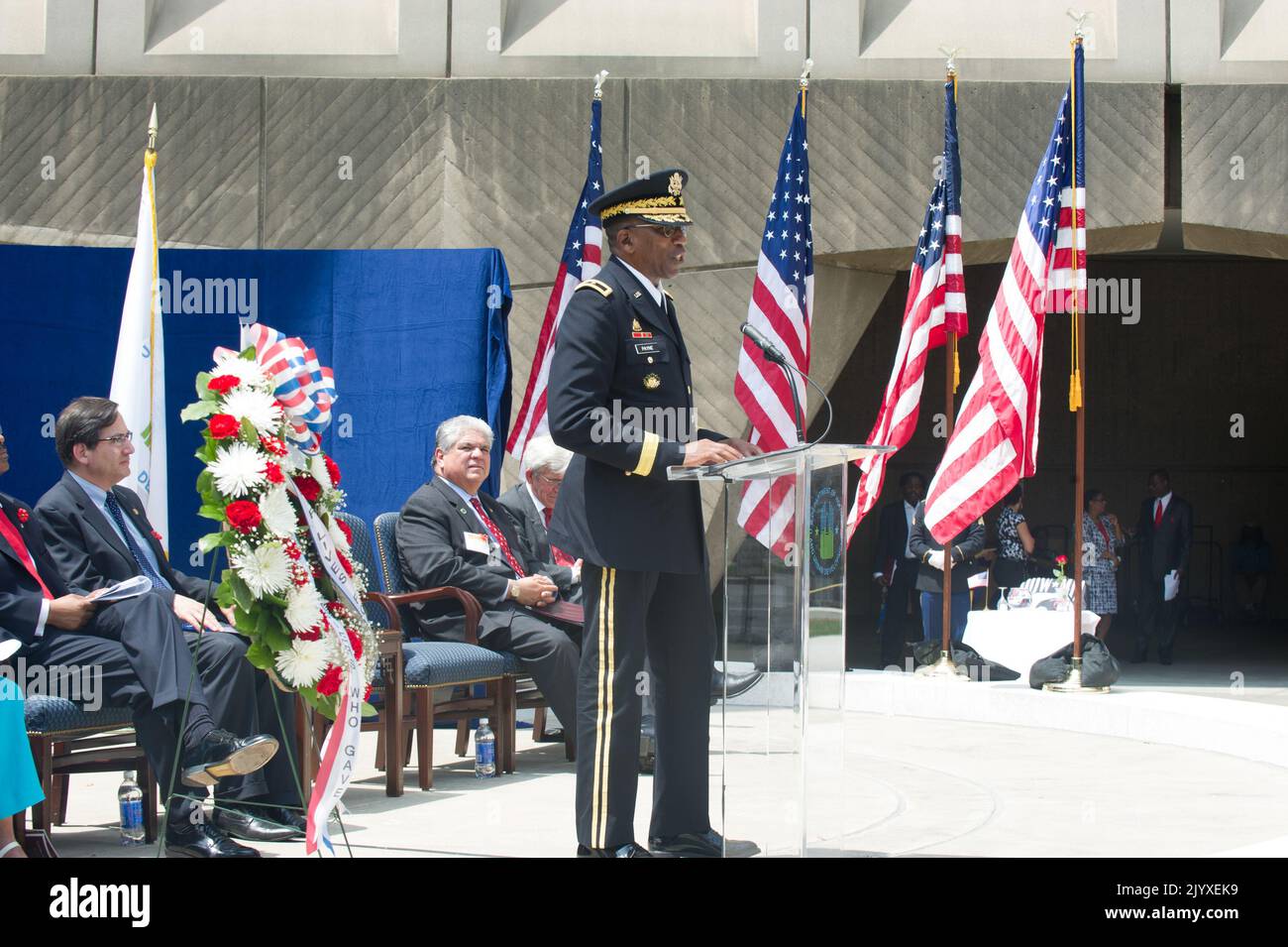 Memorial Day commemoration activities, HUD headquarters Stock Photo - Alamy