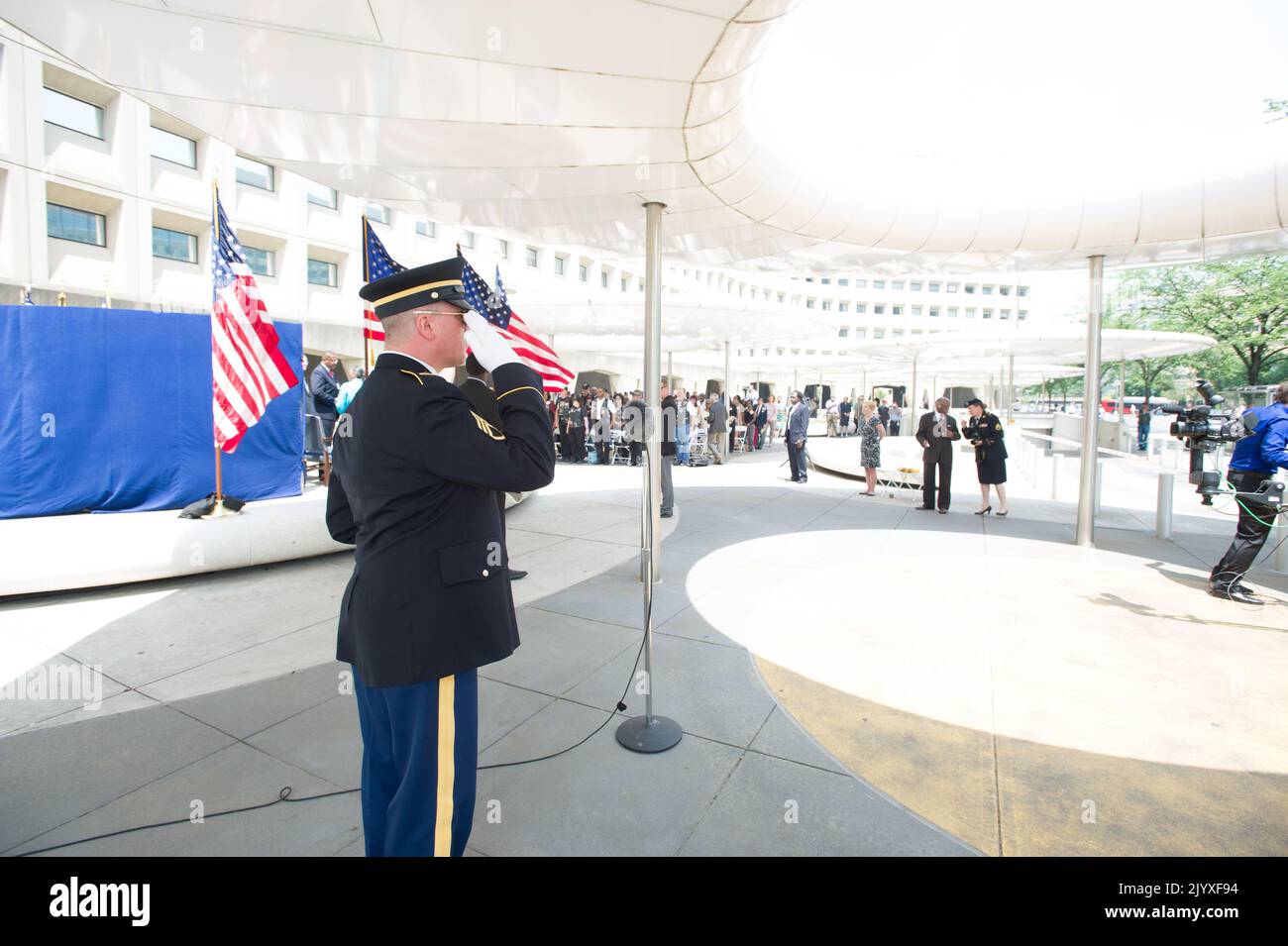 Memorial Day commemoration activities, HUD headquarters Stock Photo - Alamy