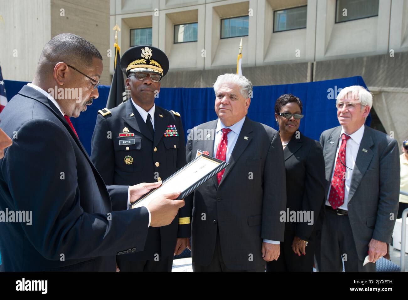 Memorial Day commemoration activities, HUD headquarters Stock Photo - Alamy