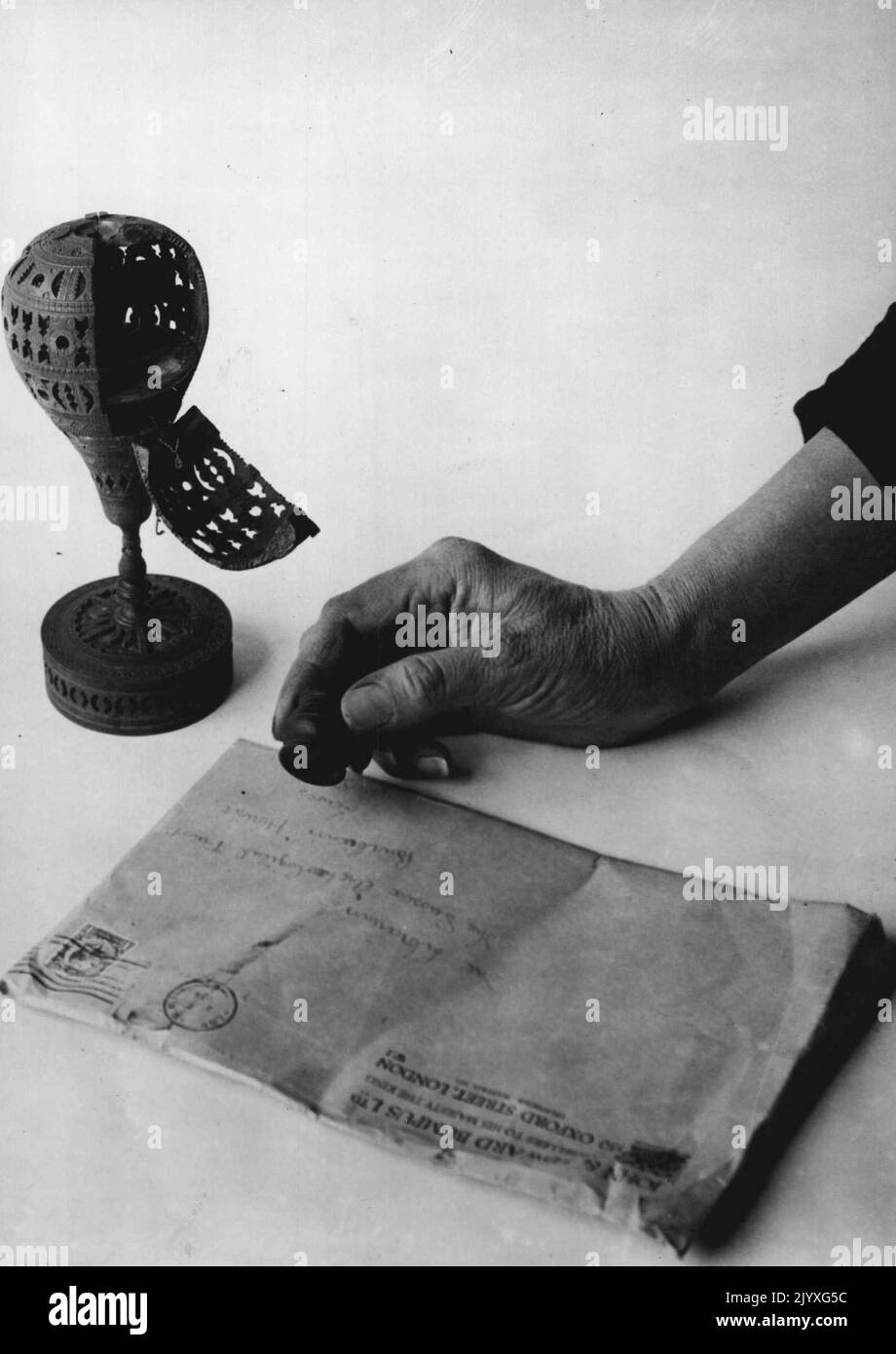 Roll Back The Centuries -- A Georgian sand-box - used for drying the ...
