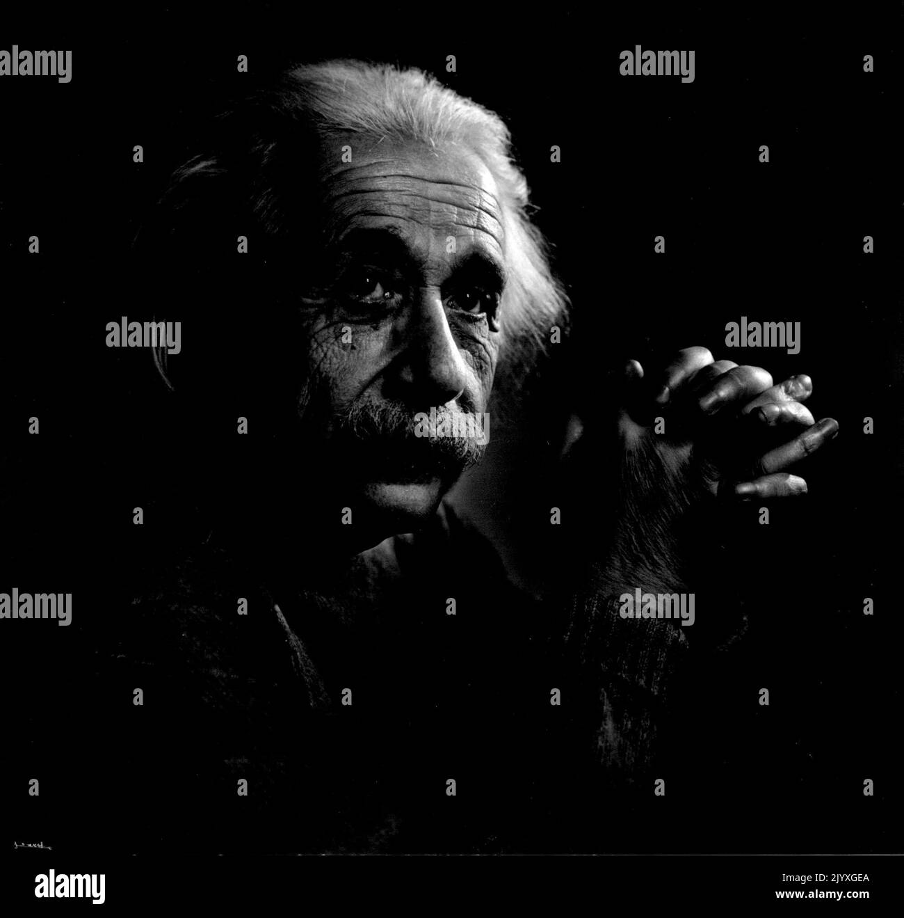 Albert Einstein (1879 - 1955). January 01, 1948. (Photo by National ...