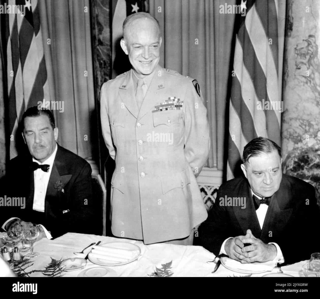 Gen. Ike Honored At Banquet - After receiving the greatest welcome in ...