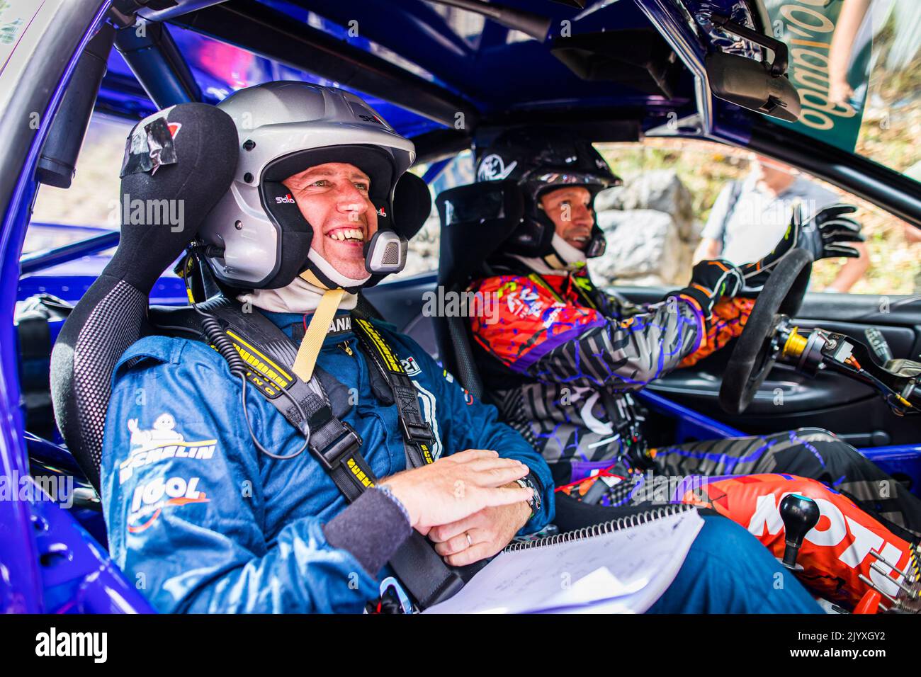JEAN-JOSEPH Simon, VIAL Julien, Subaru Impreza 555, portrait during the ...