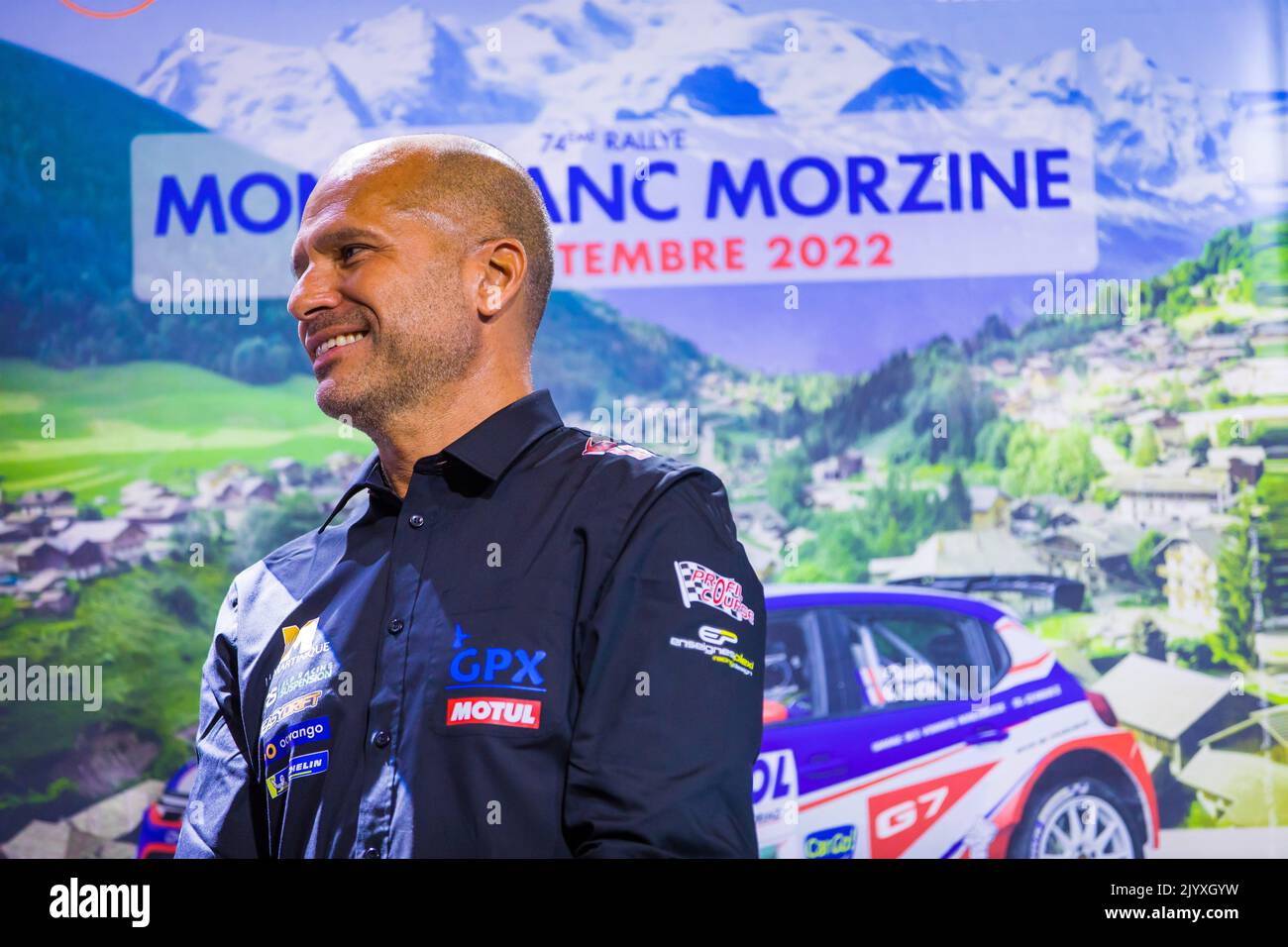 JEAN-JOSEPH Simon, PIVATO Patrick, Subaru Impreza 555, portrait during ...