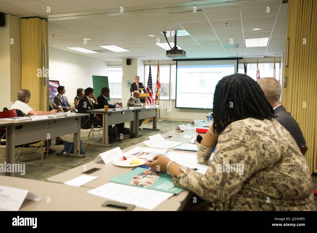 Briefing on HUD funding, operations, programs, goals for Congressional ...