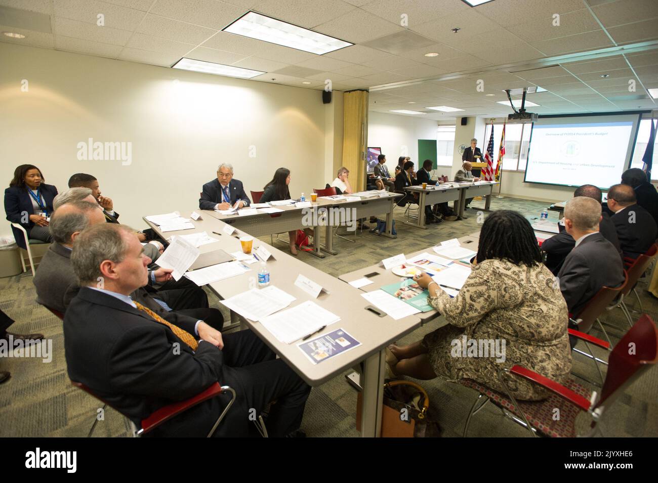 Briefing on HUD funding, operations, programs, goals for Congressional ...