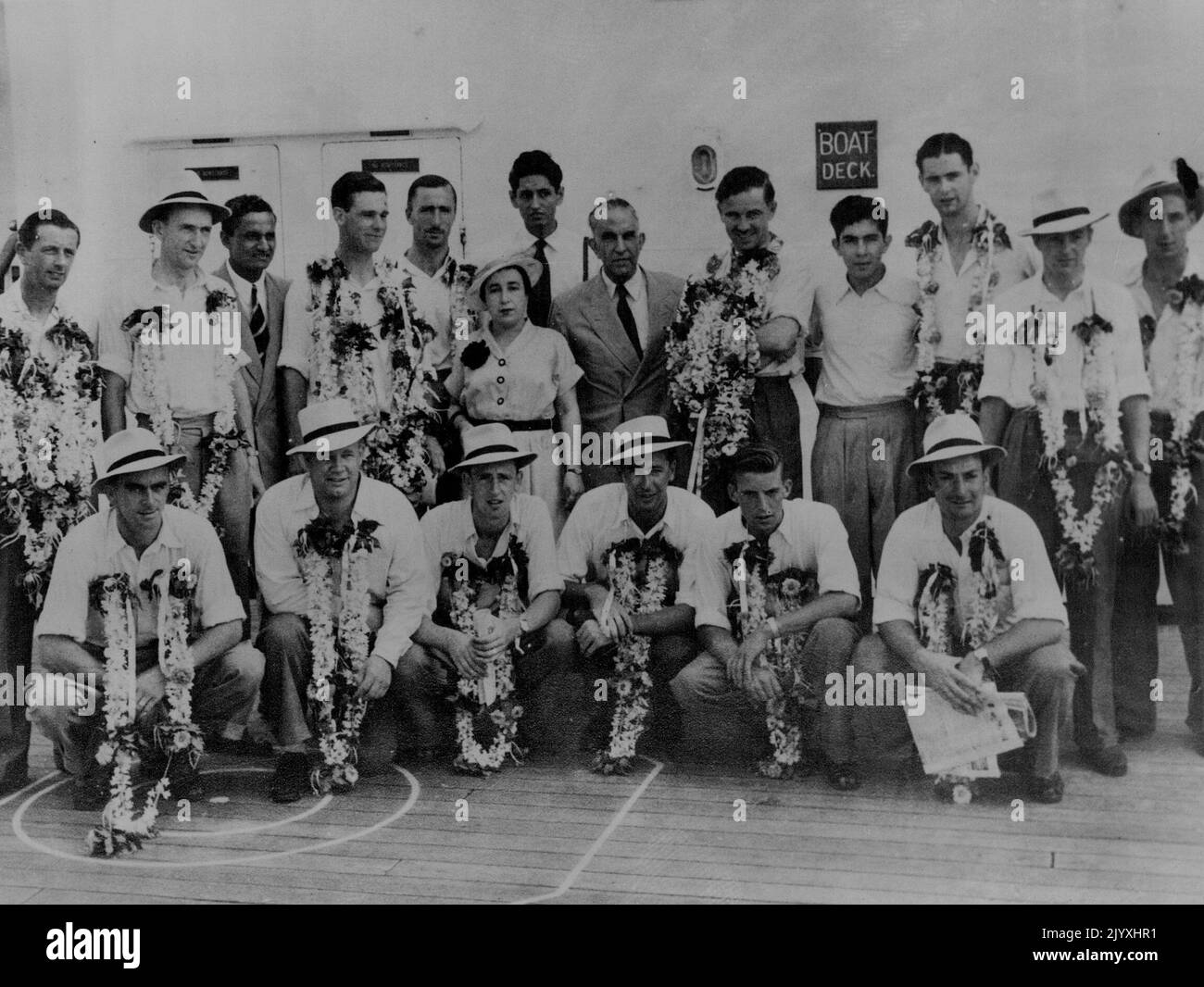 MCC Reach Bombay -- The 15- Man MCC Team Arrived in Bombay Aboard the ...
