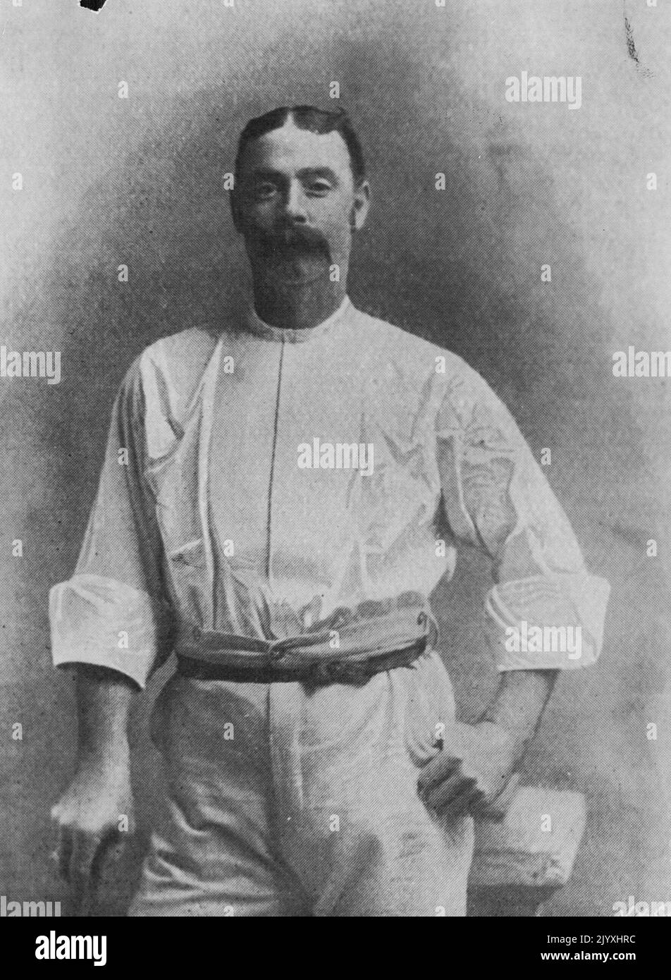 Black vintage cricketer Black and White Stock Photos & Images - Alamy