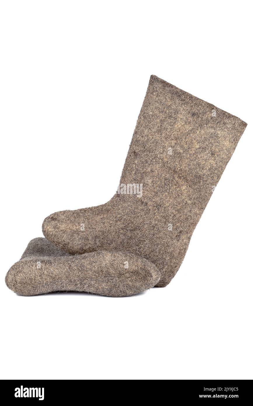 Traditional russian valenki felt boots hi-res stock photography and ...