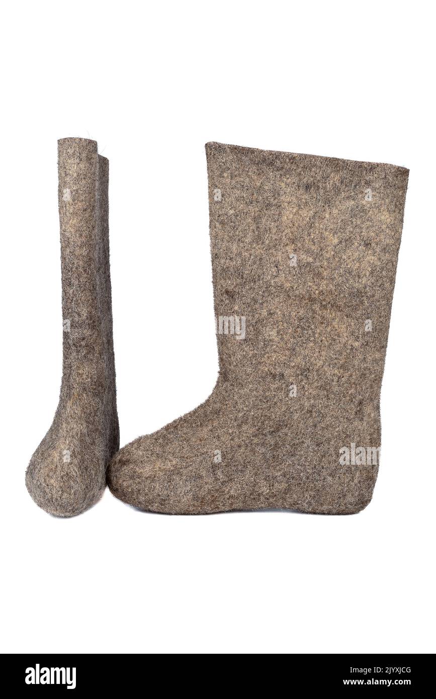 Traditional russian valenki felt boots hi-res stock photography and ...