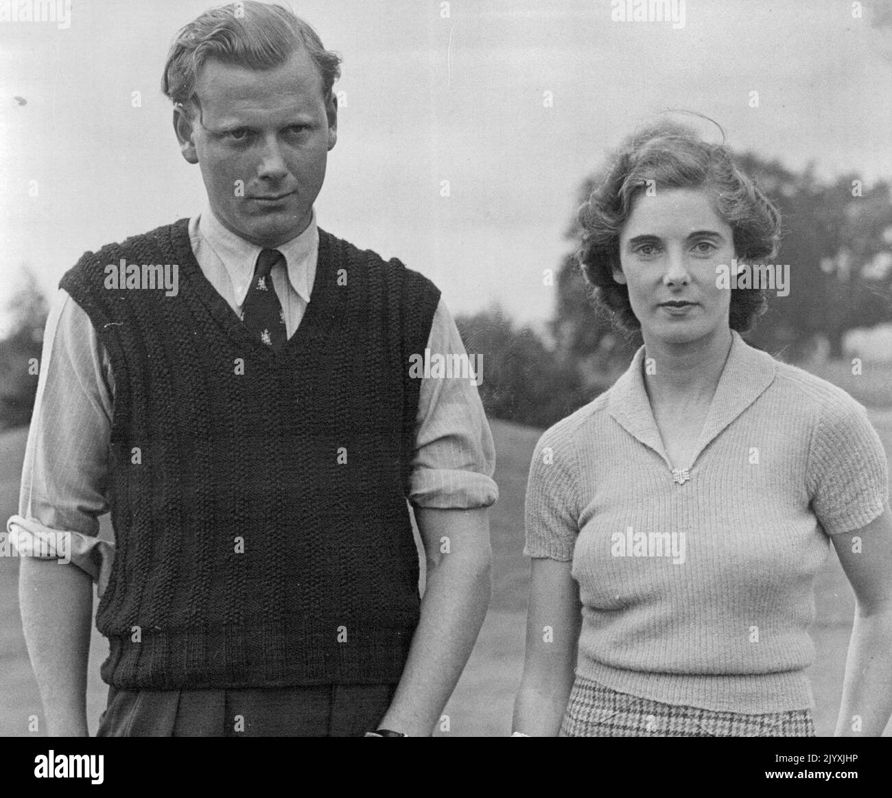 This Kay Stammers (eng. tennis star) with Mr. Mitchell Menzies reported ...