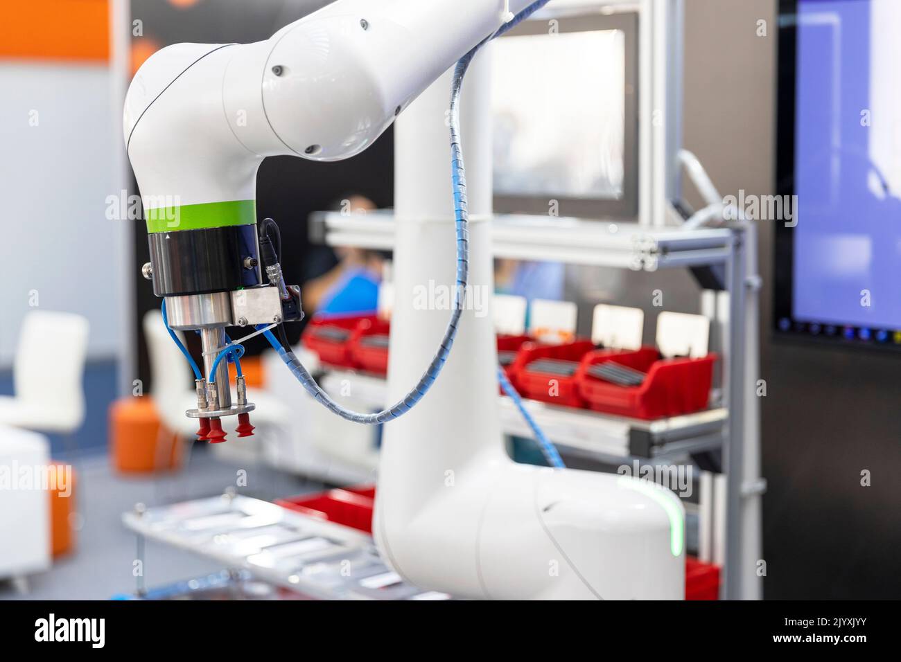 Industrial robot or robotic arm for packing, pick and place or ... Industrial robot or robotic arm for packing, pick and place or ...