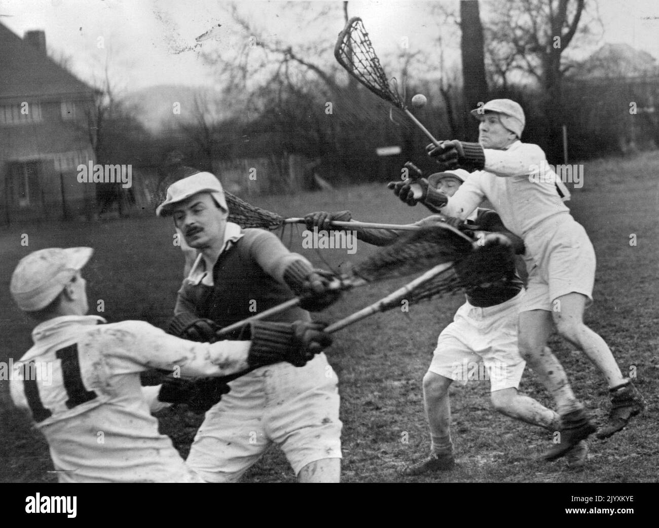 Lacrosse team retro hi-res stock photography and images - Alamy