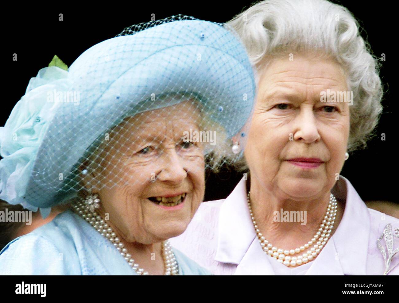 File photo dated 4/8/2000 of Queen Elizabeth, the Queen Mother ...