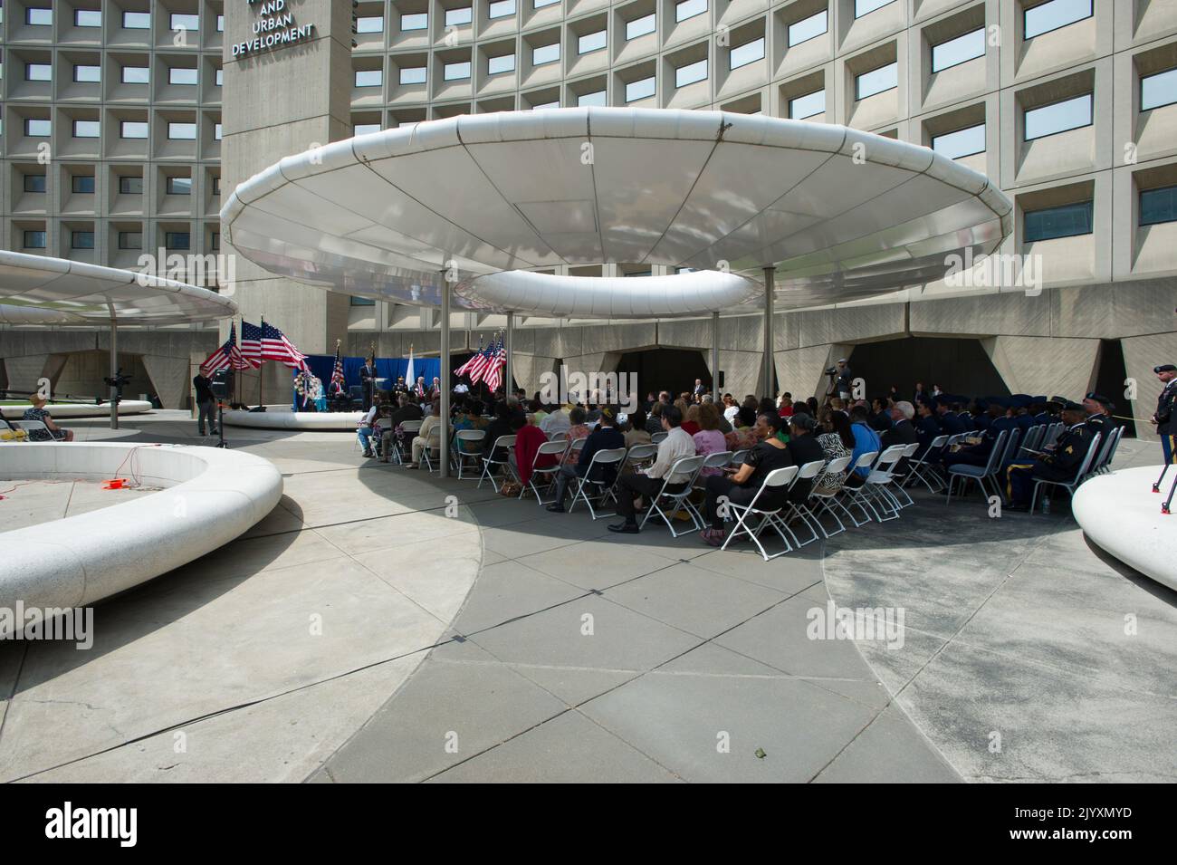 Memorial Day commemoration activities, HUD headquarters Stock Photo - Alamy