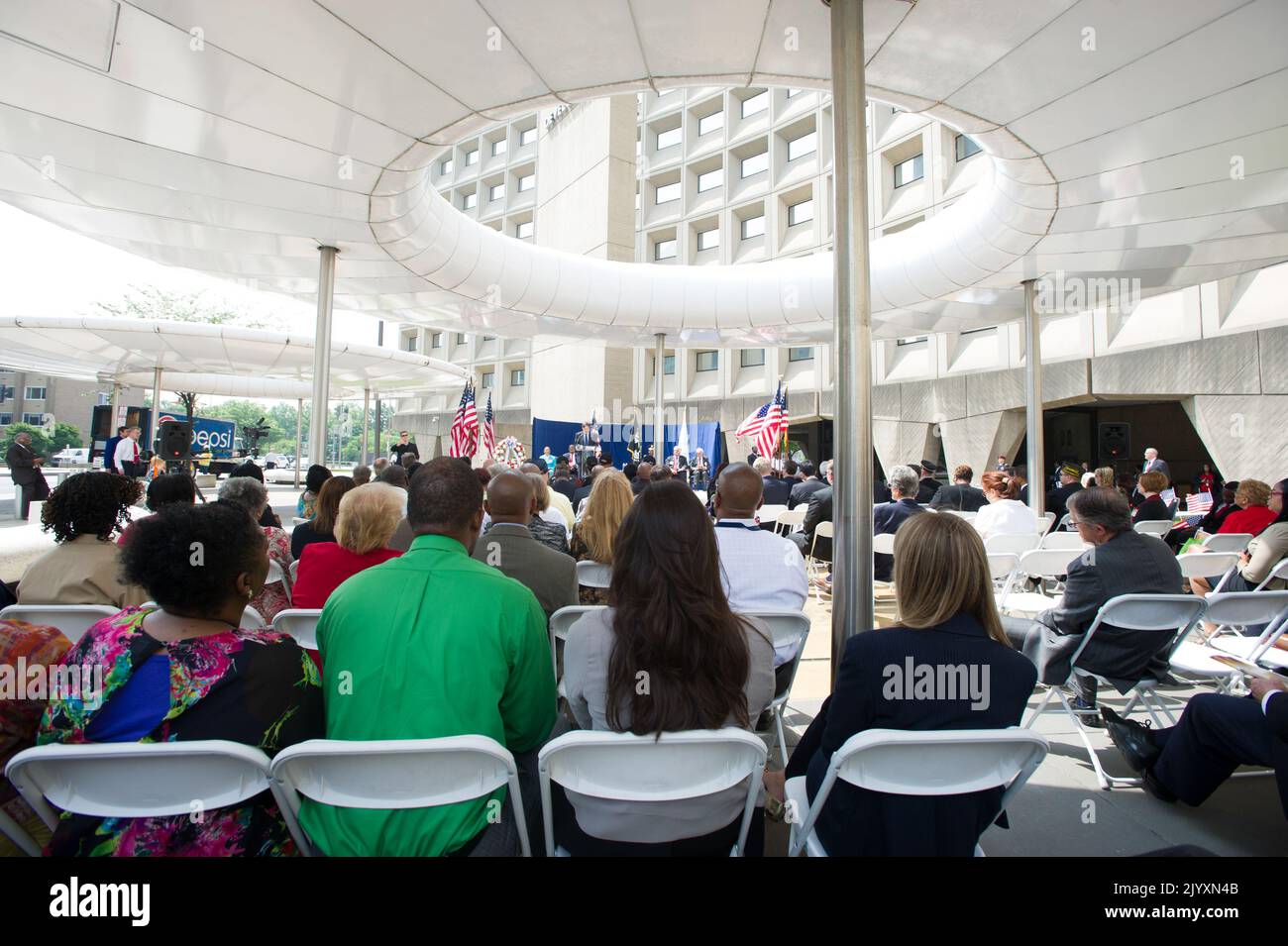 Memorial Day commemoration activities, HUD headquarters Stock Photo - Alamy