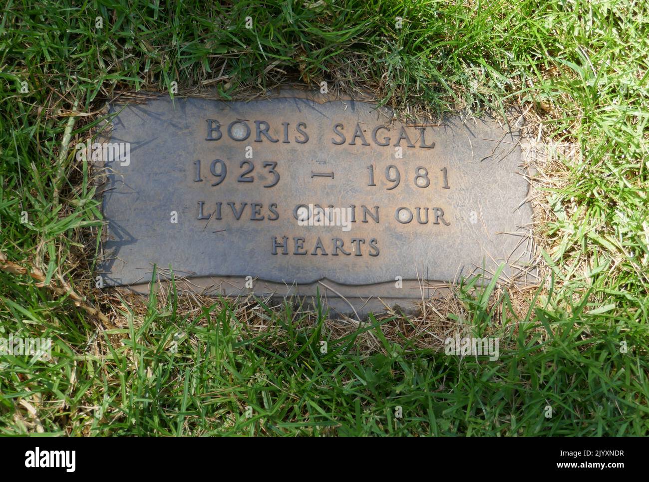 Los Angeles, California, USA 6th September 2022 Television Director Boris Sagal's Grave in ...