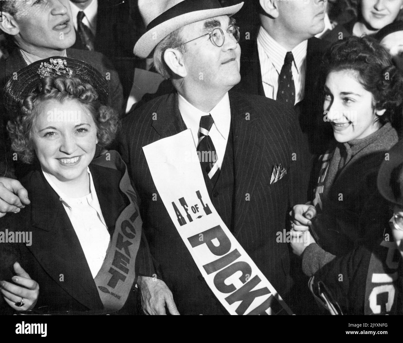 Tom Mooney on Picket Line - Just out of San Quentin with a full Pardon ...