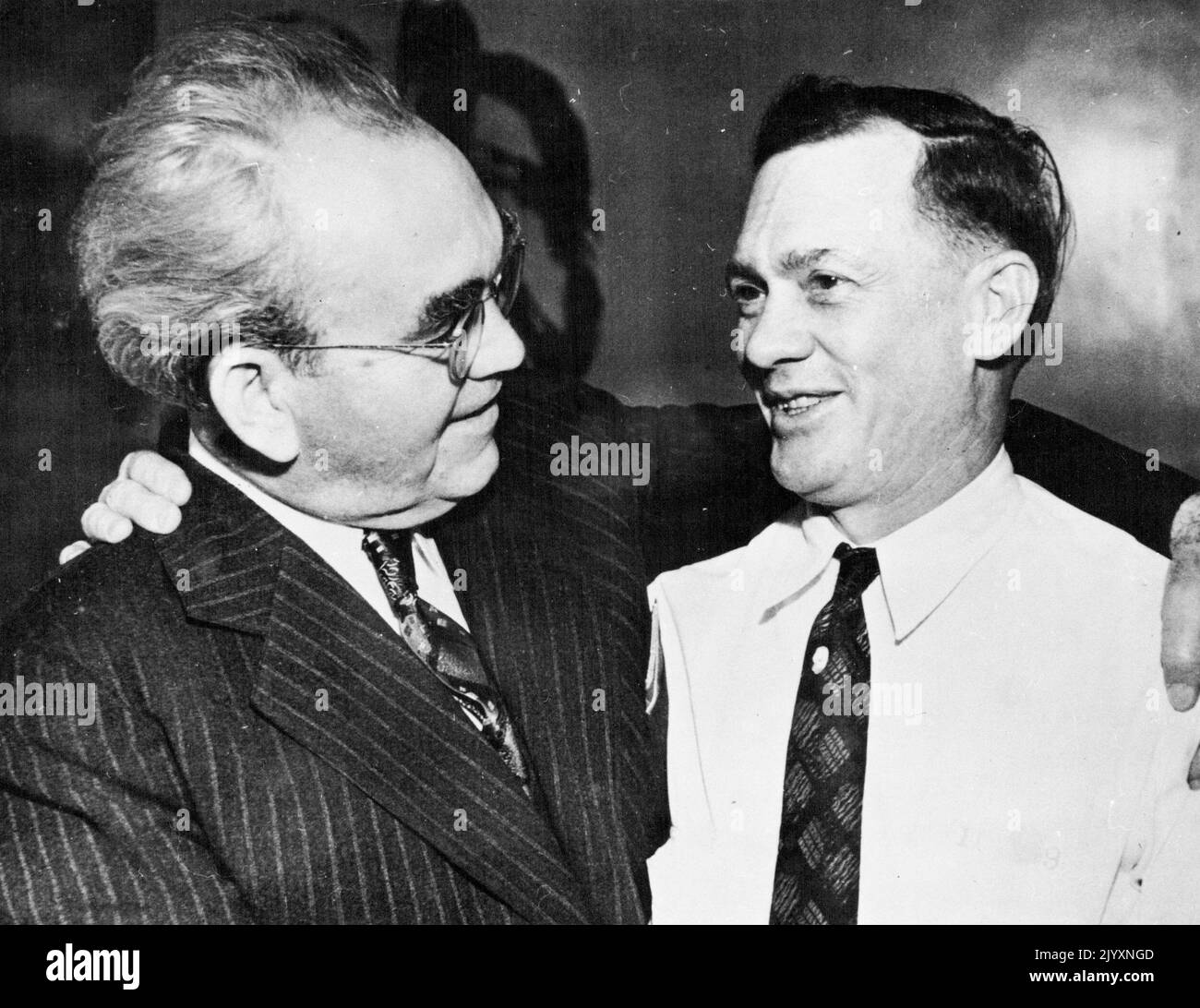 Mooney Cheers Billings on Visit to Folsom - Tom Mooney's (left) first ...