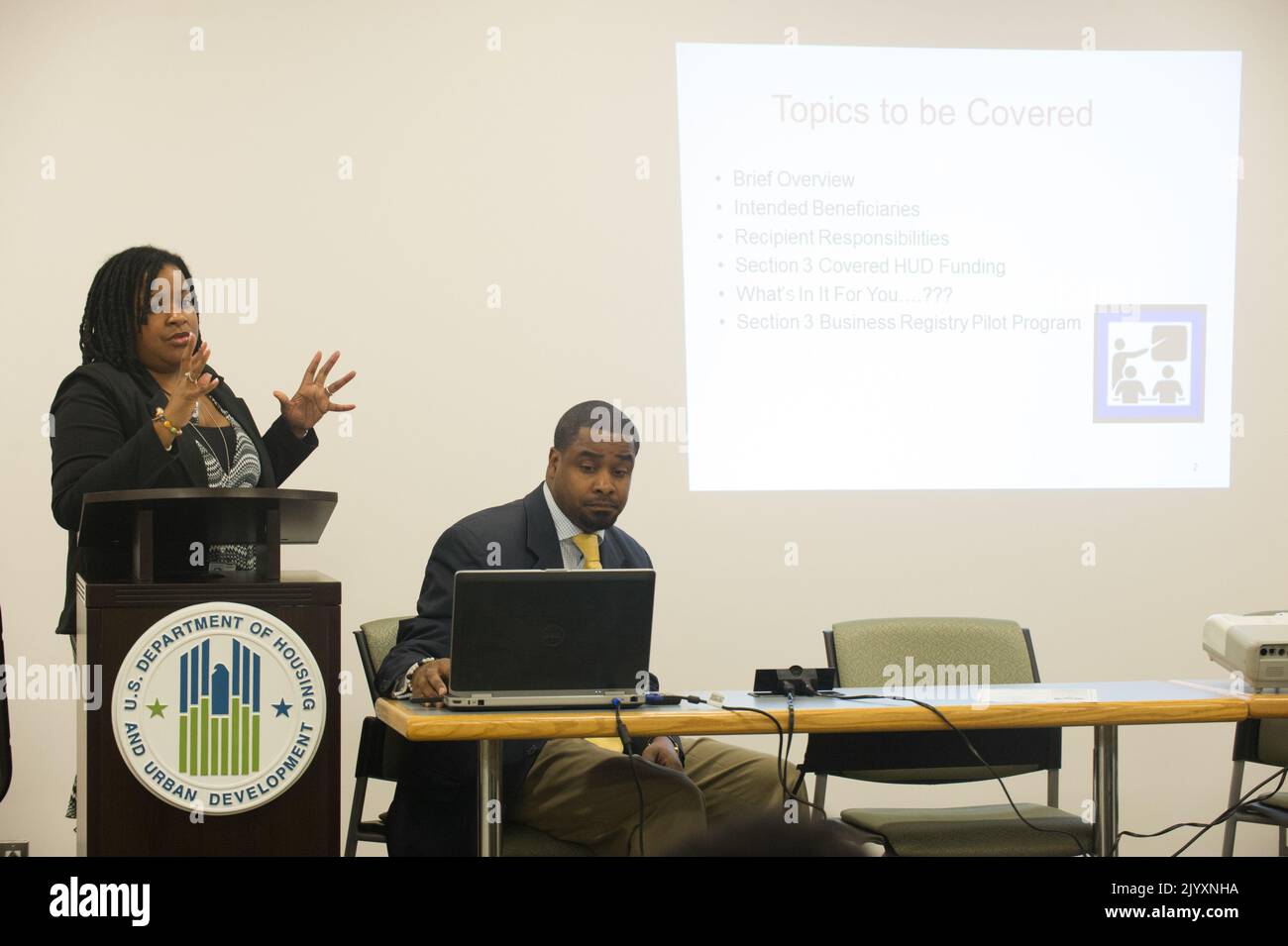 HUD Section 3 programs meeting, HUD headquarters, with Fair Housing and ...