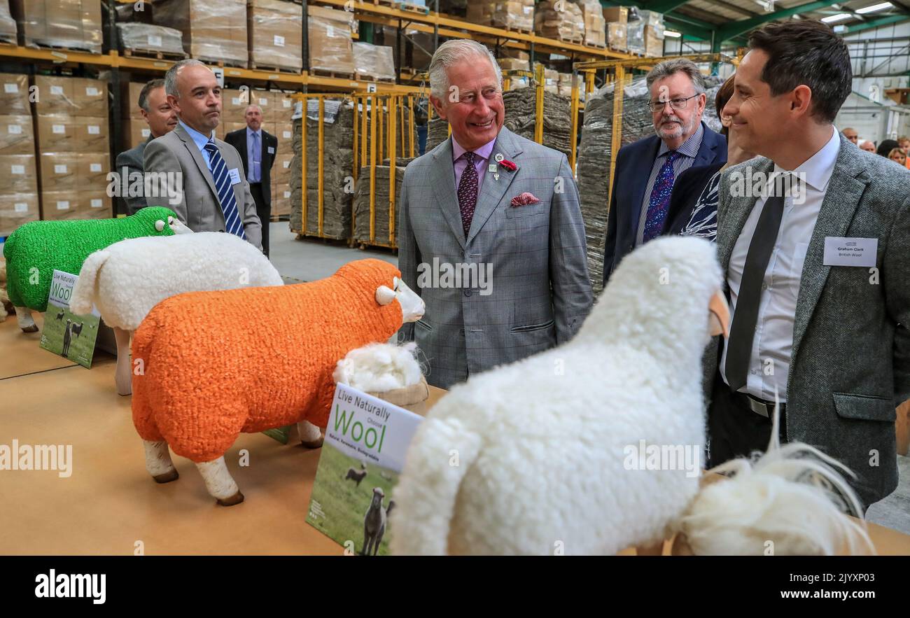File photo dated 19/7/2019 of the Prince of Wales arriving for a visit ...