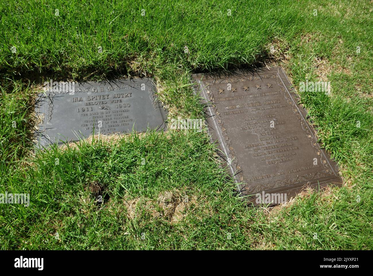 Los Angeles, California, USA 6th September 2022 Actor/Singer Gene Autry ...