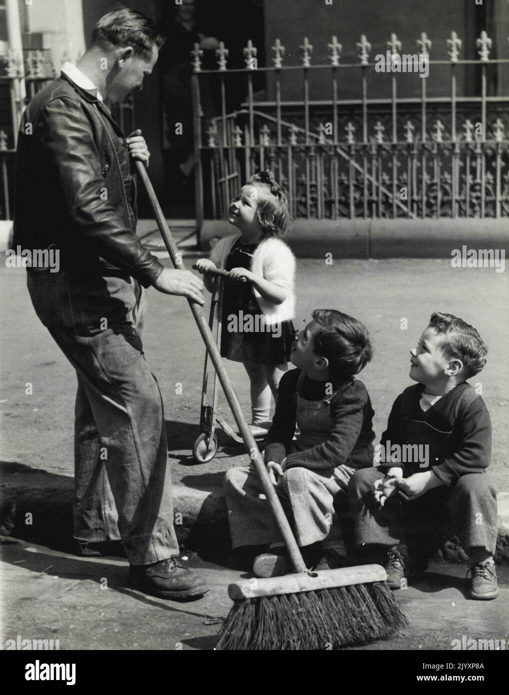 Vintage street cleaner hi-res stock photography and images - Alamy