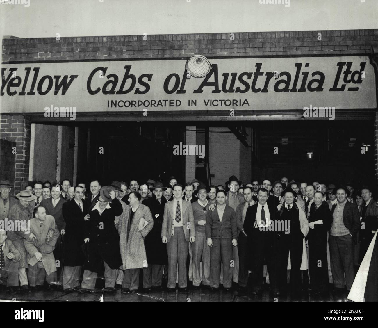 Taxi Drivers. August 13, 1950 Stock Photo - Alamy