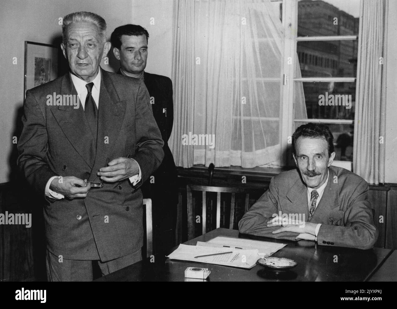 Kerensky Forms Council To Free Russia -- Alexander Kerensky (left), who ...