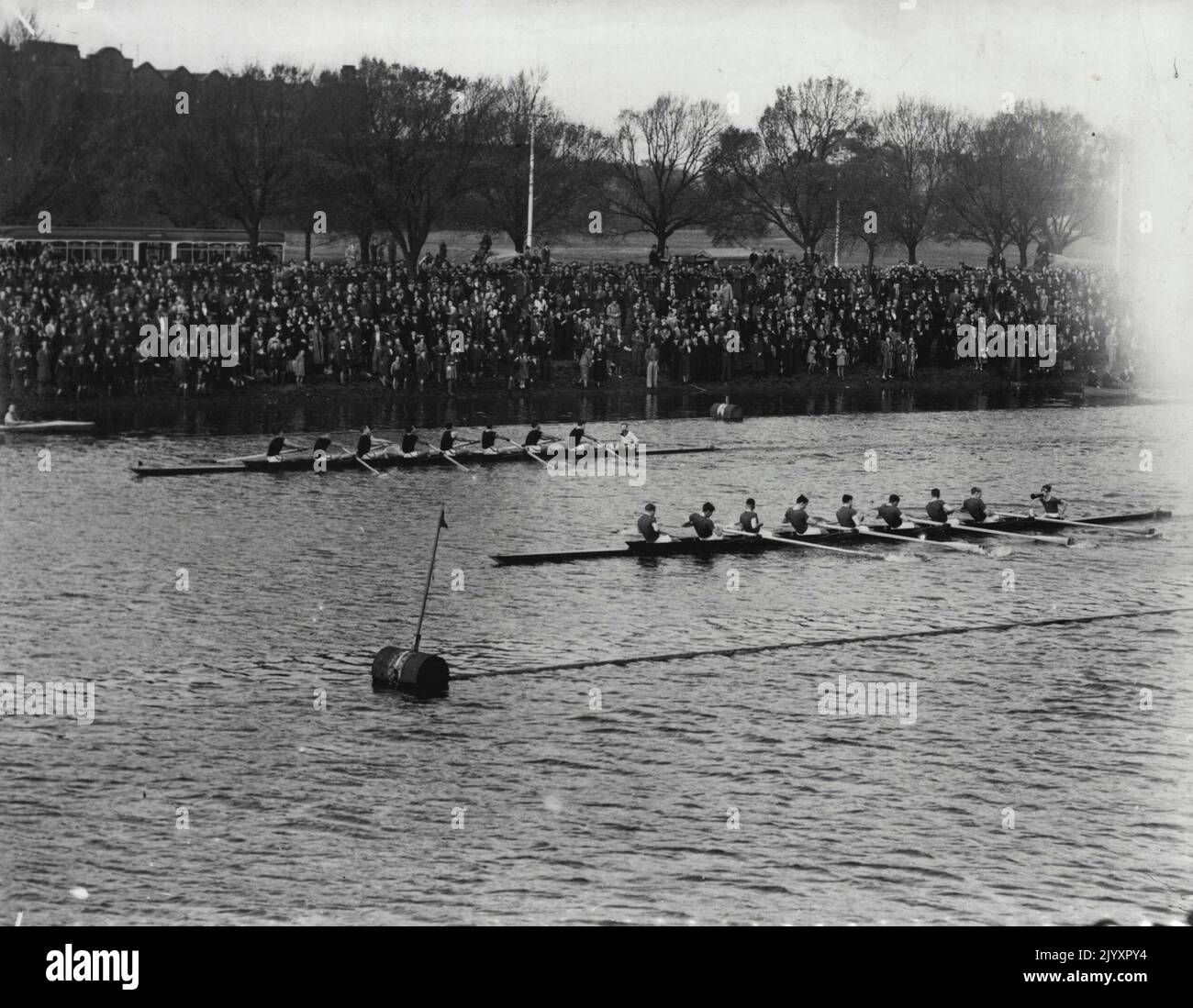 Heat of the River 3rd head Seated beat Xavier. May 16, 1938 Stock Photo ...