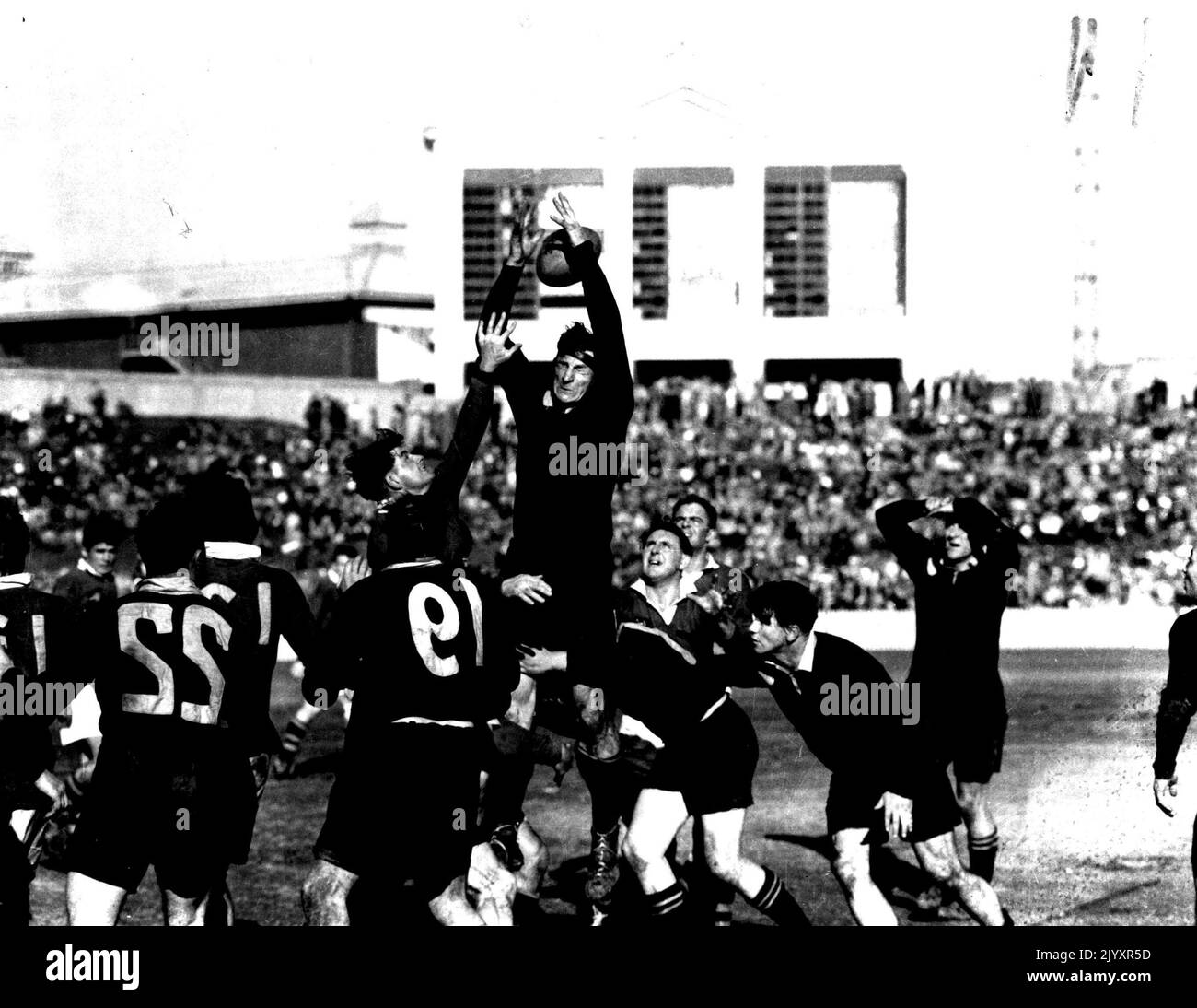 2nd R.Union Test - All Blacks v Aus. July 7, 1951.(Photo by Frank ...