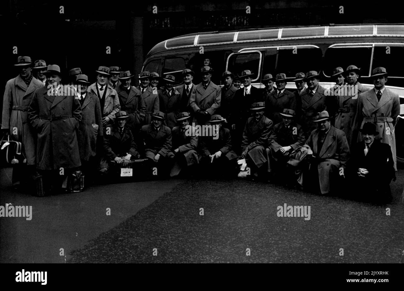 Rugby League Team at King's Cross Station today on their way through ...