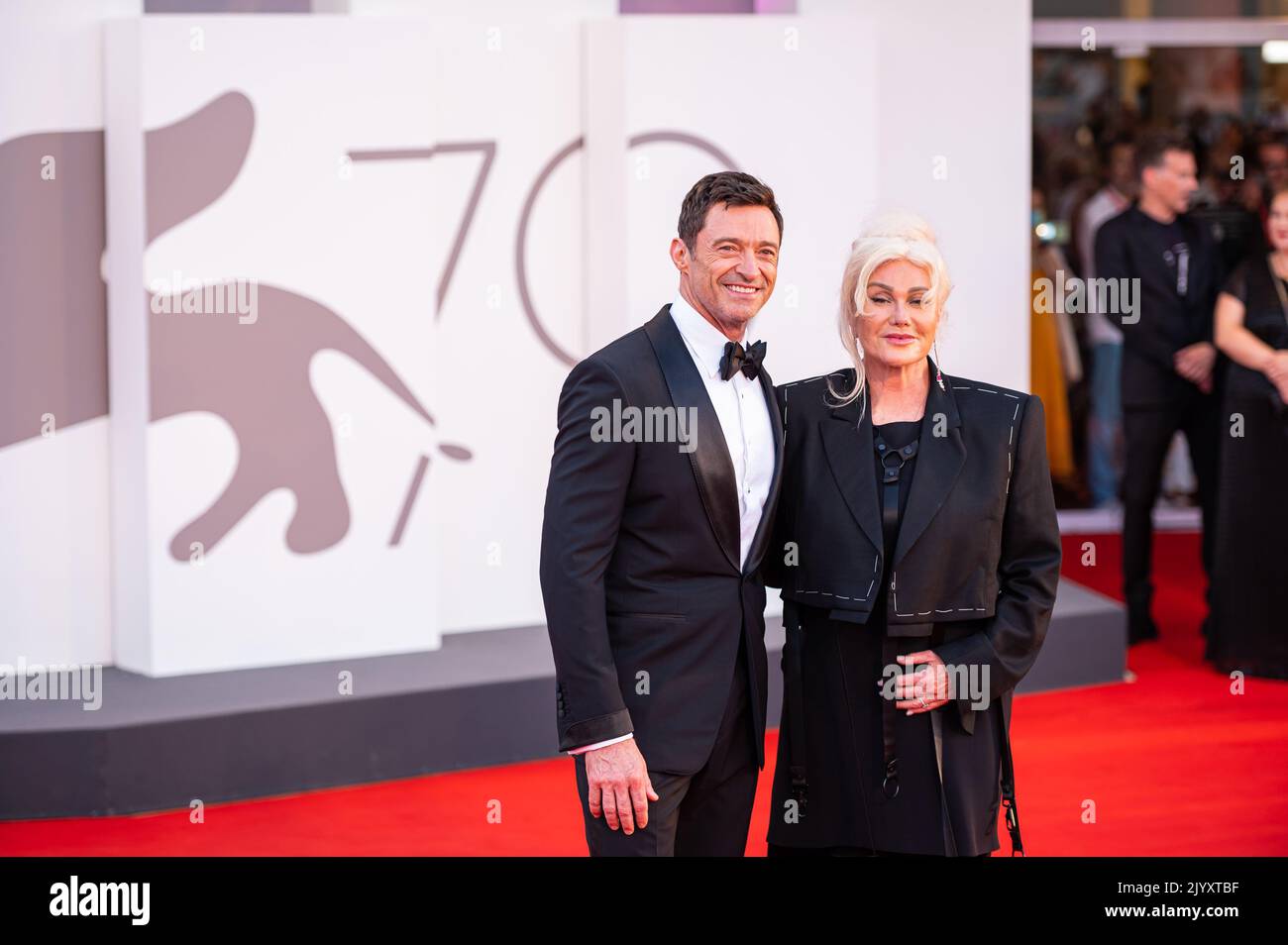 Venice, Italy. 07th Sep, 2022. Hugh Jackman and his wife Deborra-Lee ...