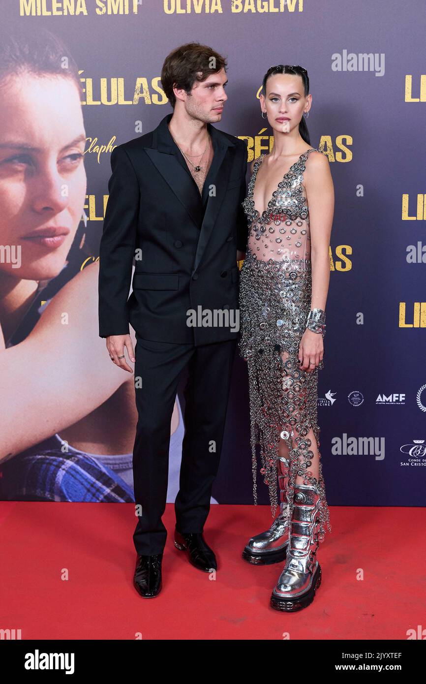 Madrid. Spain. 20220908, Pol Hermoso, Milena Smit attends 'Libelulas ...