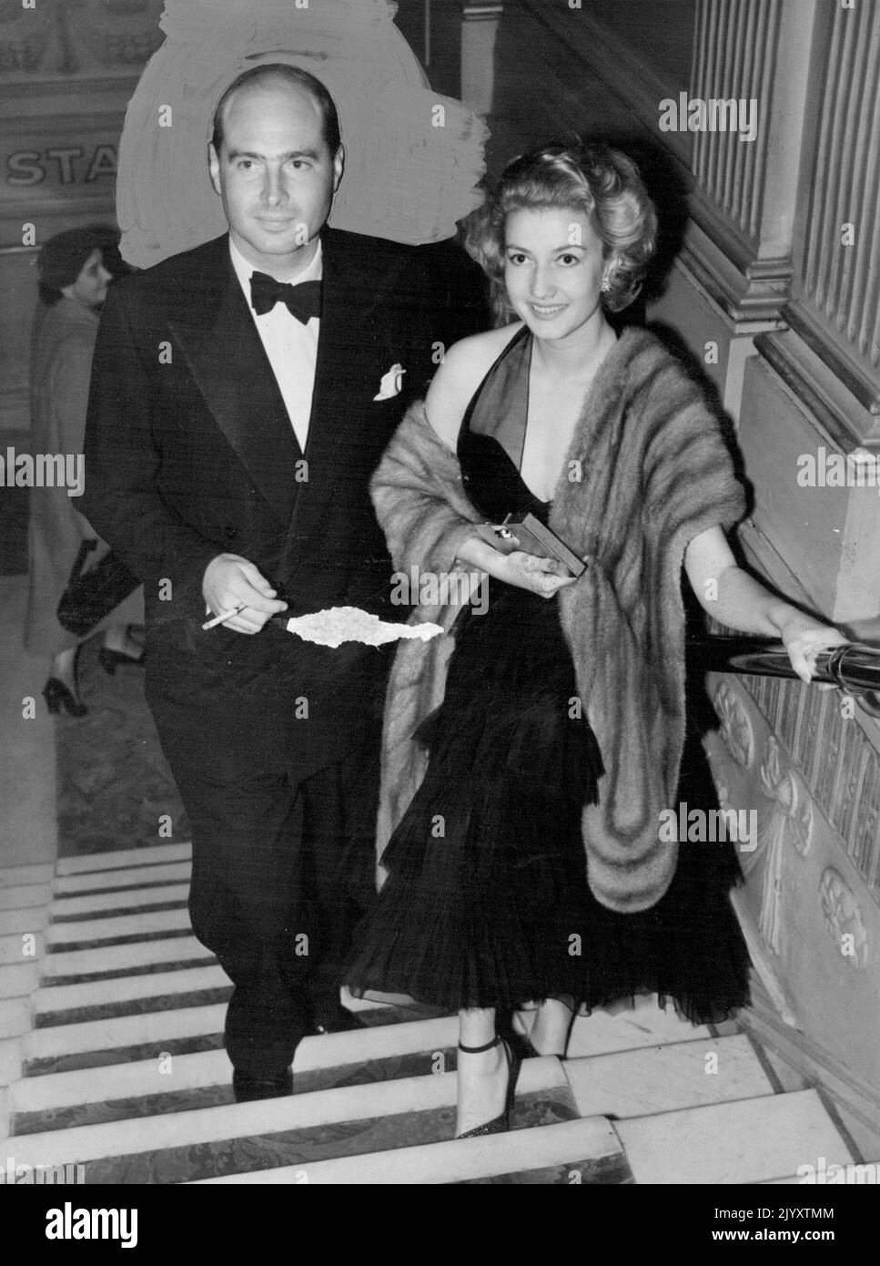 Prince and Actress go to The Ballet Prince Alexander of Yugoslavia ...