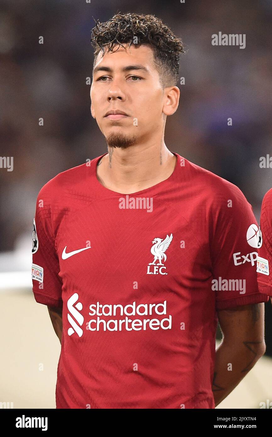 Naples, Italy. 7 Sep, 2022. Roberto Firmino of Liverpool FC during the ...