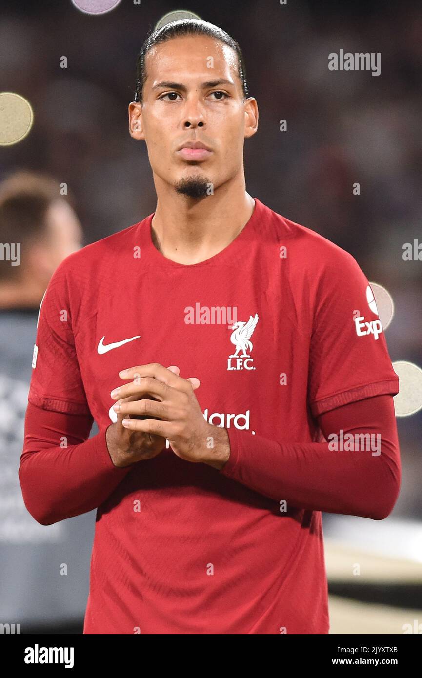 Naples, Italy. 7 Sep, 2022. Virgil van Dijk of Liverpool FC during the ...