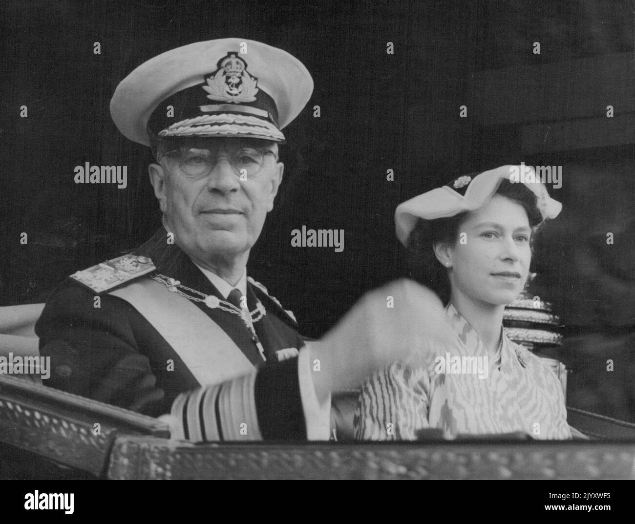 King Gustaf Adolf & Queen Louise Sweden Foreign Royalty. June 28, 1954 ...
