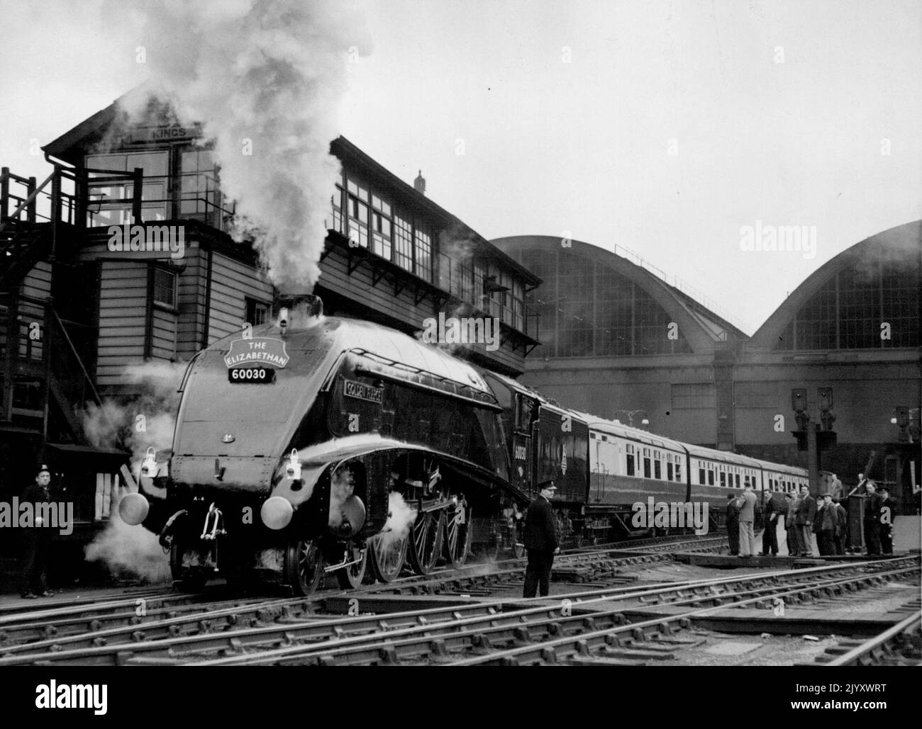 "The Elizabethan" Leaves For It's Fastest Run - A general view of "The ...