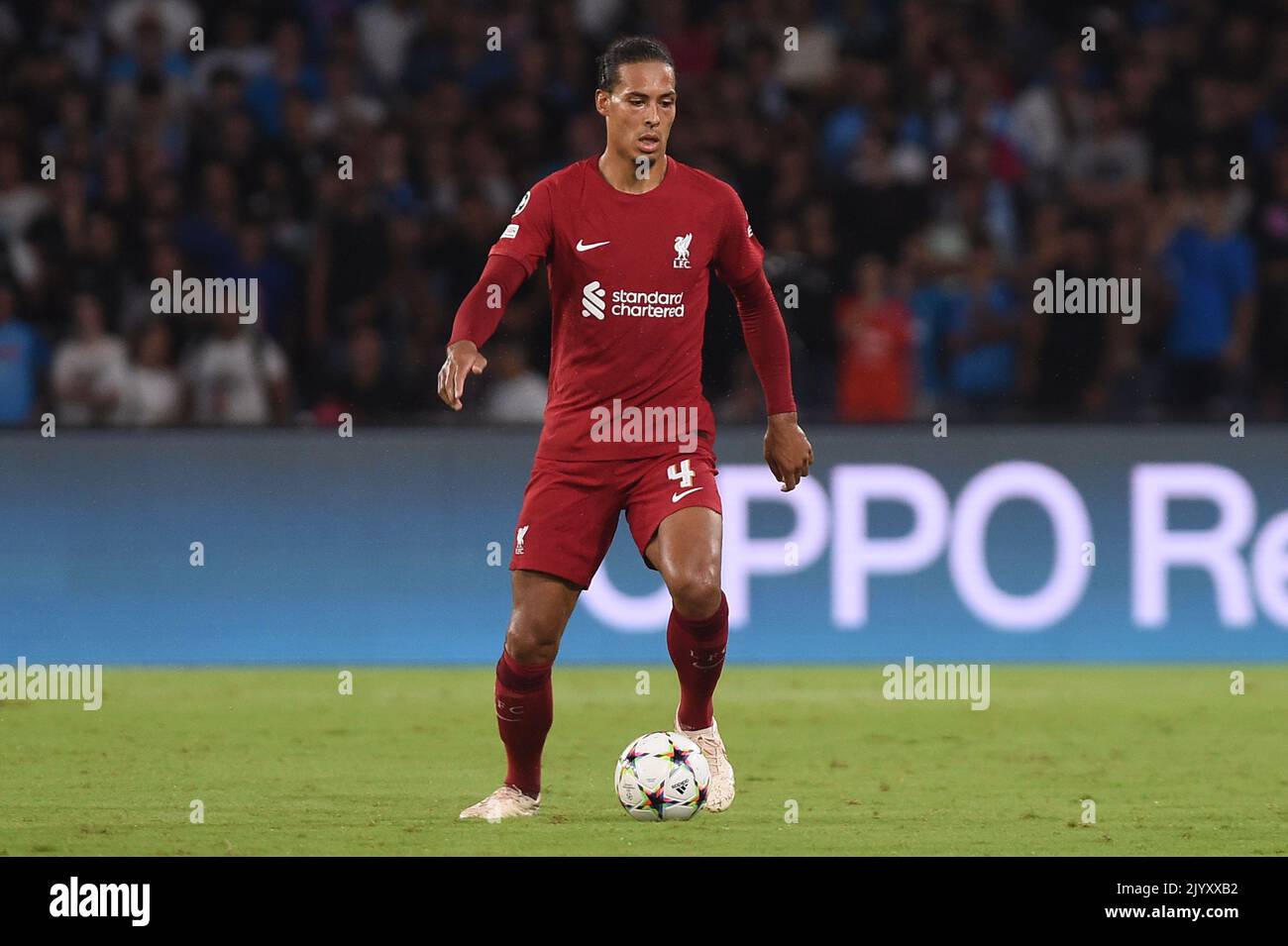 Naples, Italy. 7 Sep, 2022. Virgil van Dijk of Liverpool FC during the ...