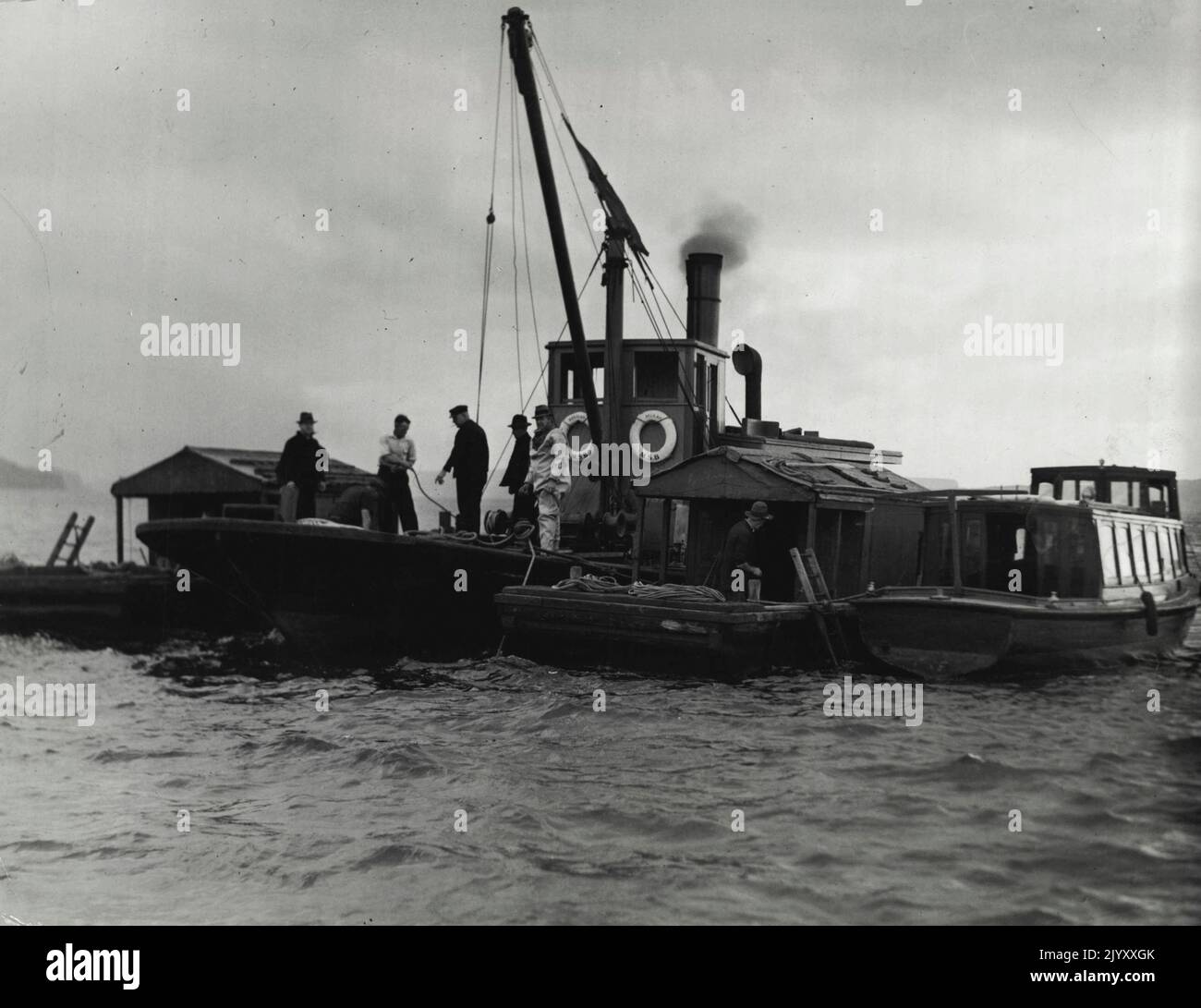 Police divers and a Maritimes Services Board crane were early over the ...